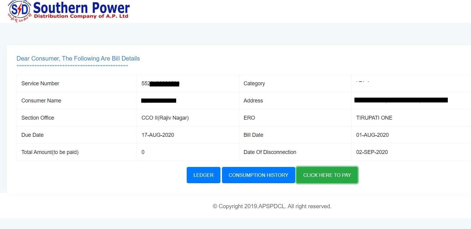 APSPDCL Bill Payment APSPDCL Billdesk AP Electricity Bill