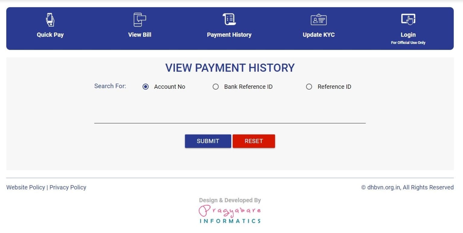 DHBVN Bill Payment Online: Bijli Bill View, Status, Download
