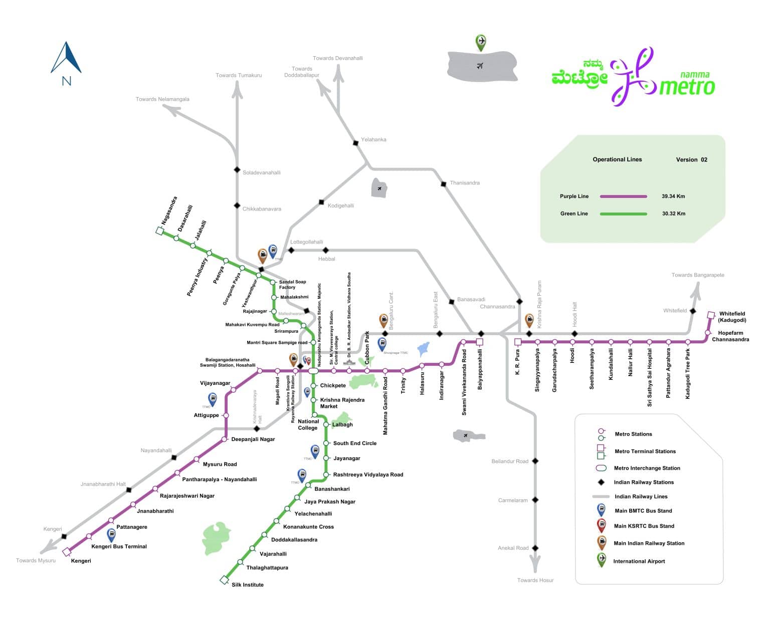 Bangalore Metro: Map, Timings, Routes, Phase 2, Stations
