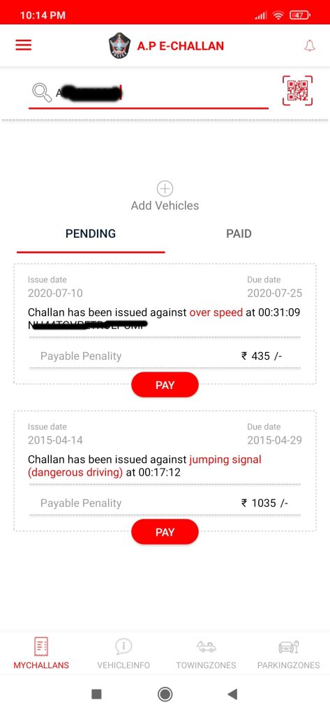 AP E challan: Check Status, Pay Online, Traffic Fine Andhra