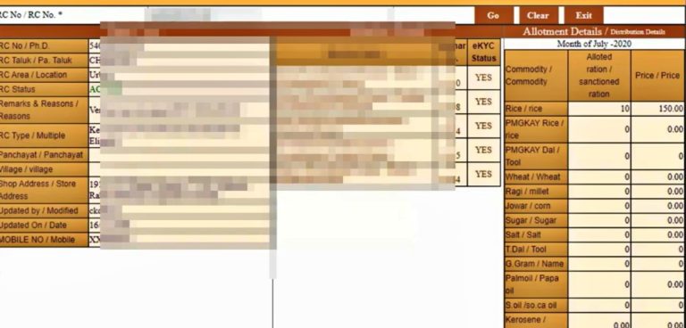 Ration Card In Karnataka Online: Ahara Karnataka, APL, BPL