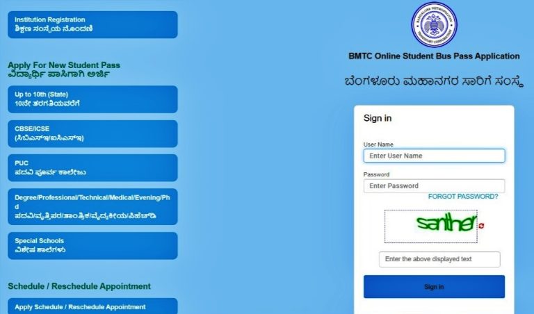 My BMTC Bus Pass Students: Appointments, Online Application