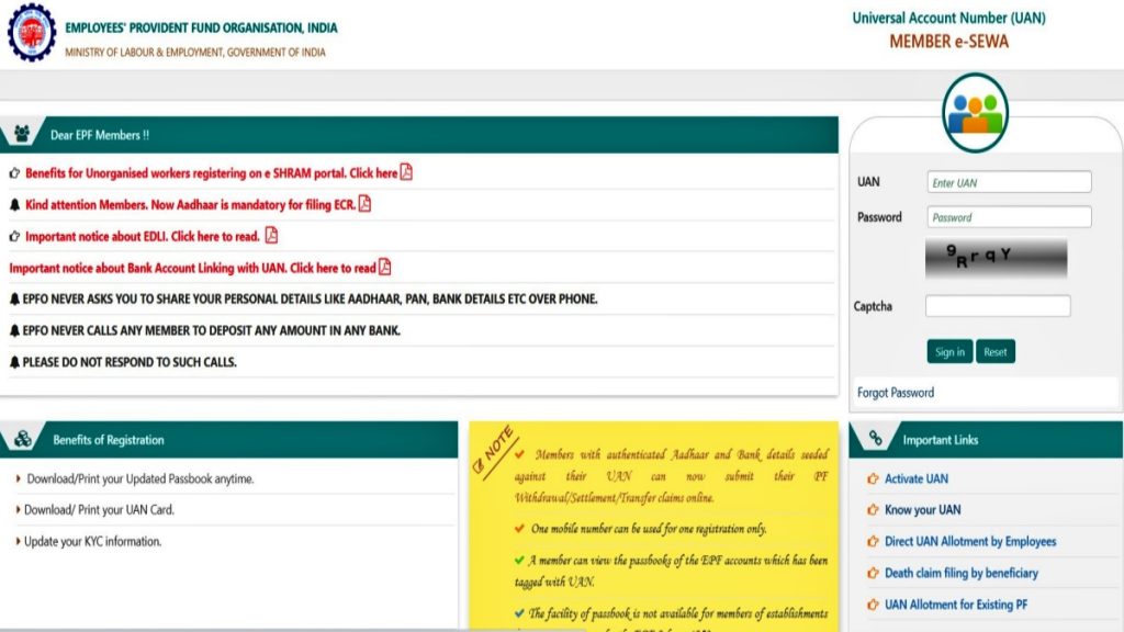 UAN Number: Register, Login, Activate & Access Passbook