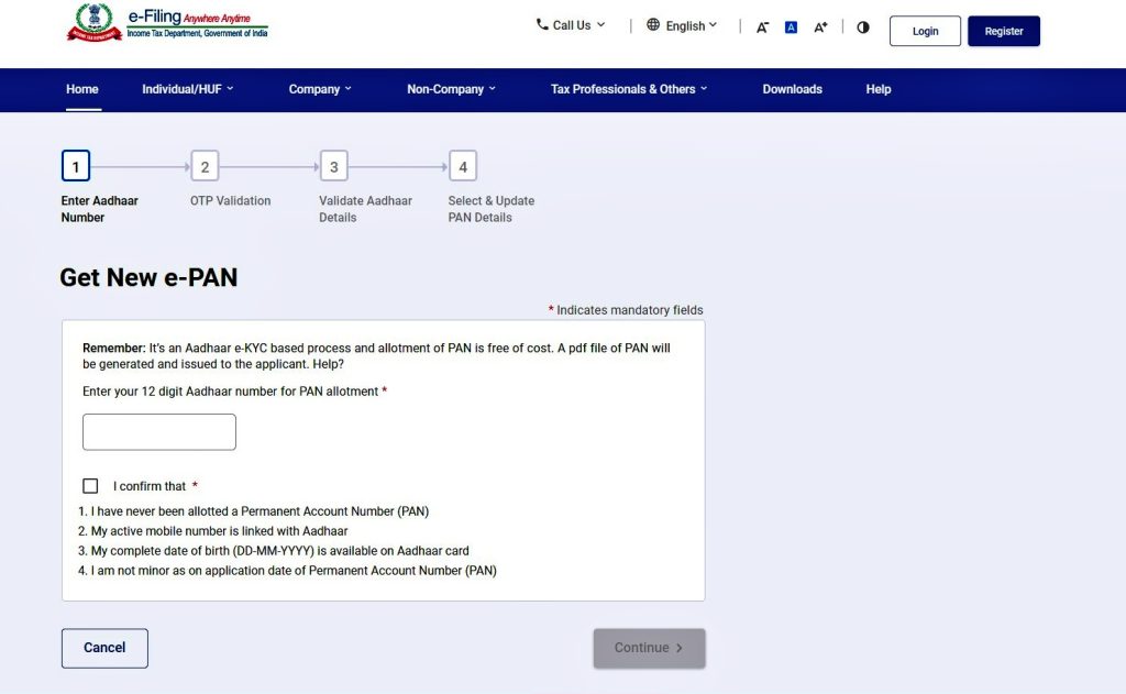 Instant PAN Card: Apply Online, Check Status, E-Pan Card