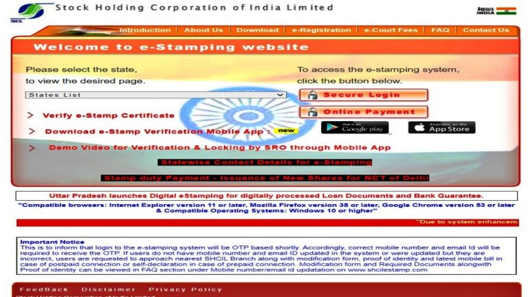 E Stamp In Delhi: Apply Online, Validity, Verification