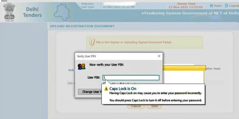 Delhi e Procurement: Documents, Register, Apply, ETender