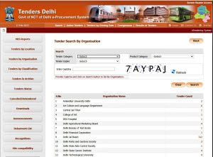 Delhi e Procurement: Documents, Register, Apply, ETender