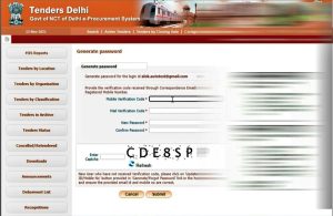 Delhi e Procurement: Documents, Register, Apply, ETender