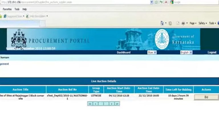 E Procurement In Karnataka: Online Registration, Documents