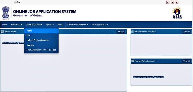 OJAS Gujarat: OJAS Maru App, Registration, Apply Online