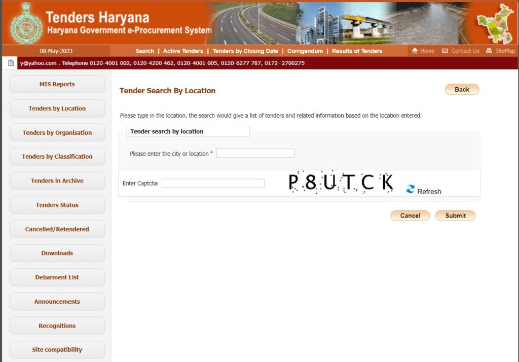 Haryana E Procurement: Enroll, Find Active Tenders
