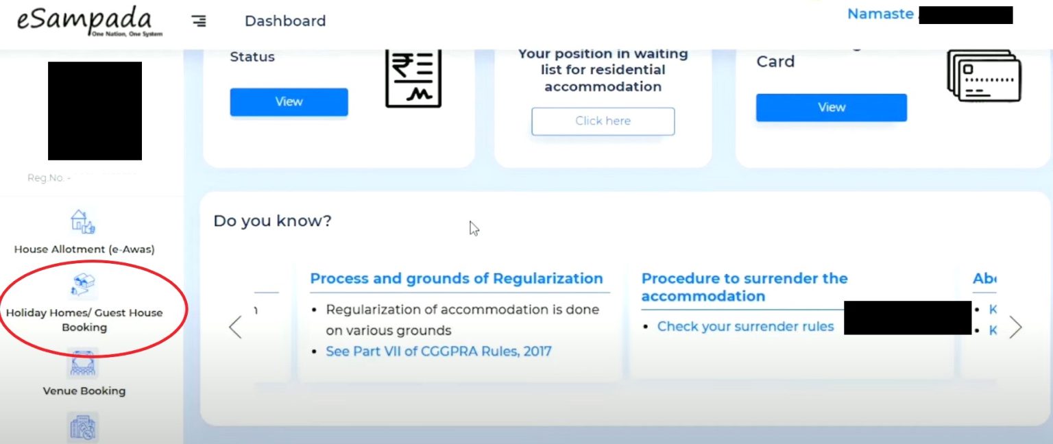 Central Government Holiday Homes: CPWD Guest House List