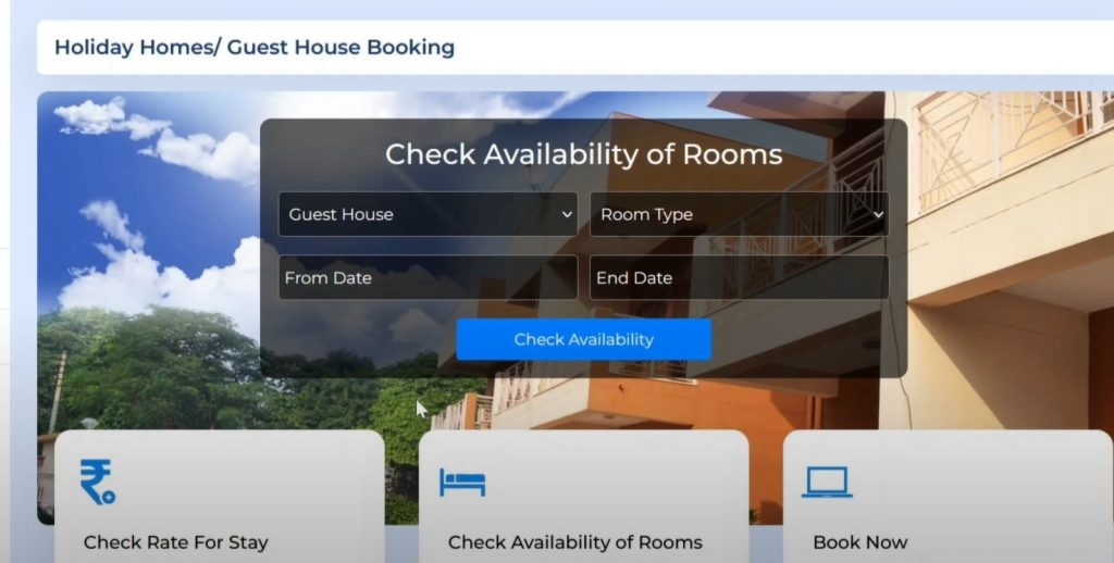 Central Government Holiday Homes: CPWD Guest House List