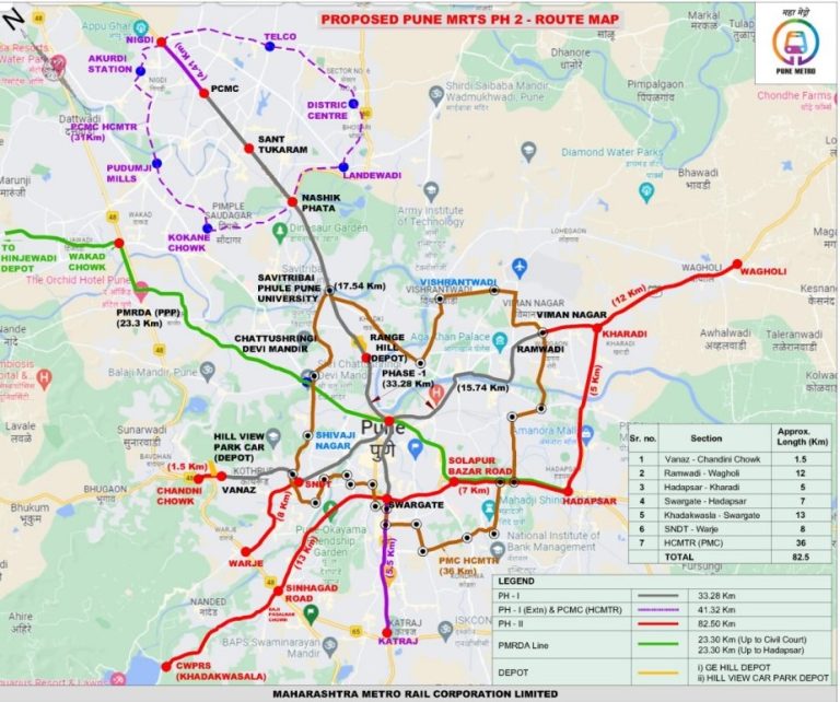 Pune Metro: Routes, Fare, Timing, One Pune Card