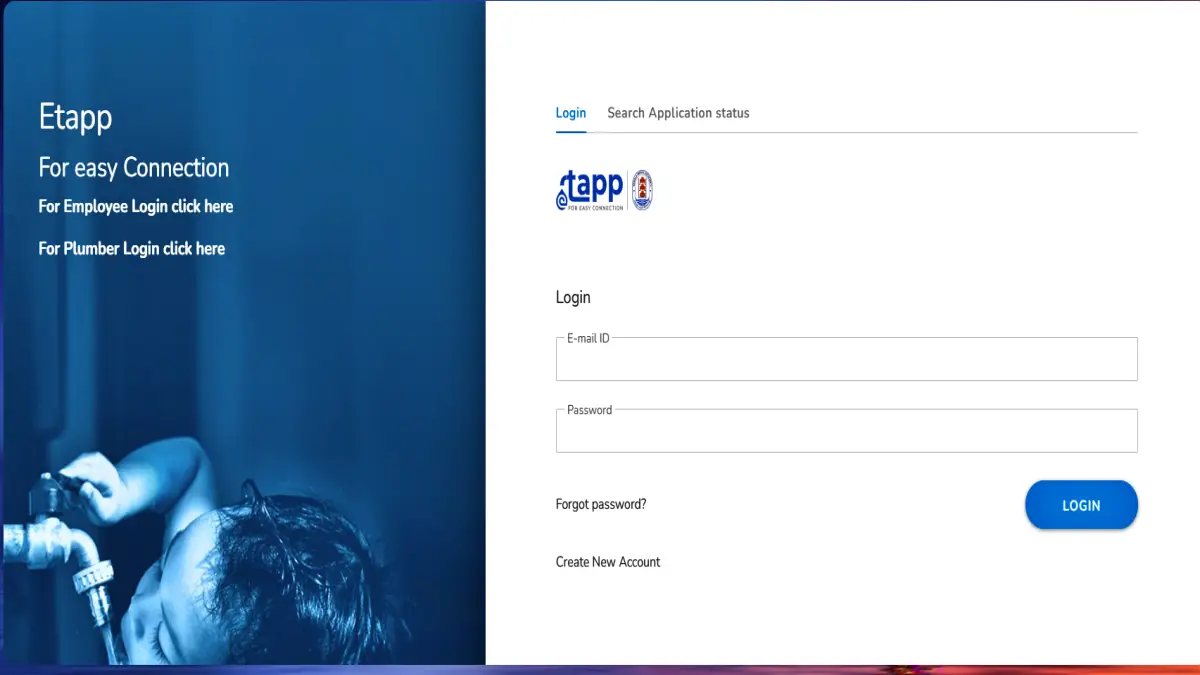 Etapp KWA App: Apply For New Water Connection Online Kerala