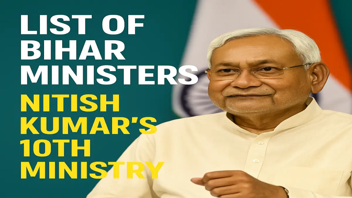 List of Bihar Ministers: Nitish Kumar Cabinet